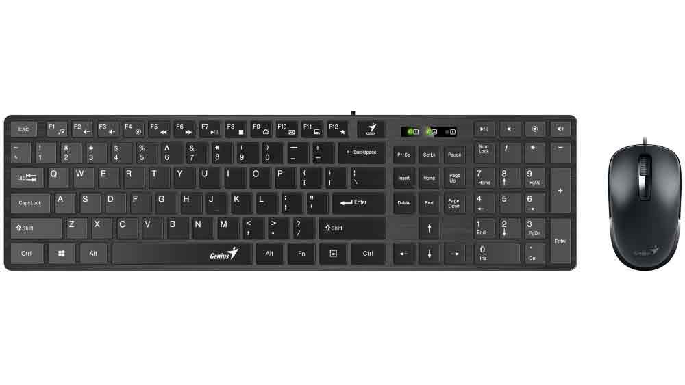 خرید و فروش کیبورد و ماوس سیمی Genius مدل SlimStar C126