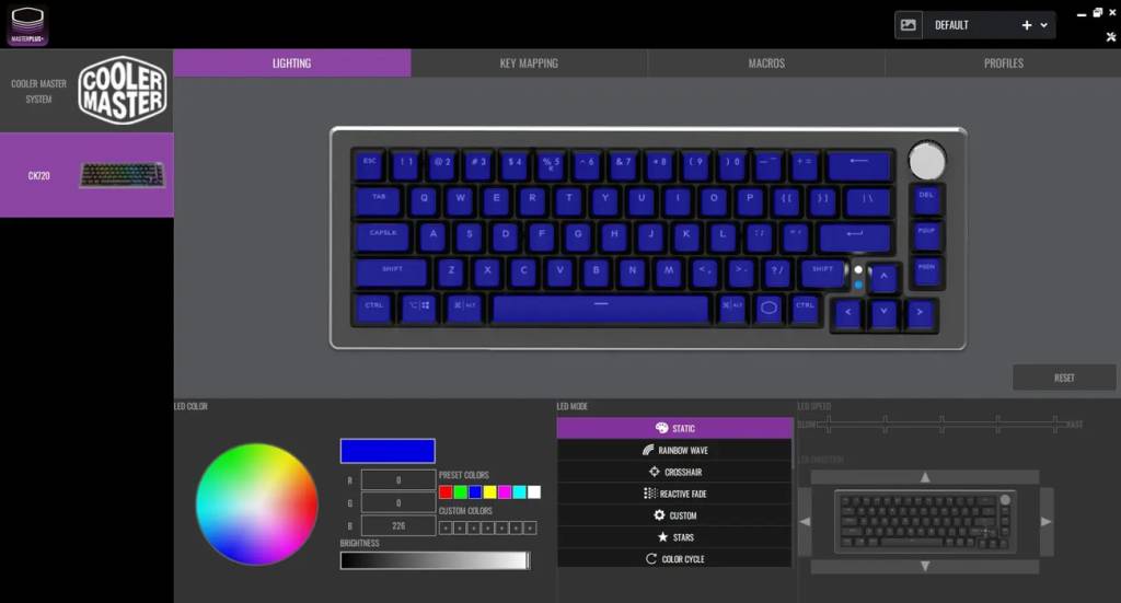 برسی کیبورد مکانیکی Cooler Master CK720 - شاب 360